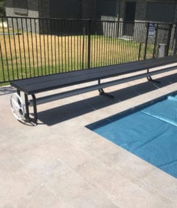 Under Bench Pool Roller: NCS POOL HEATING